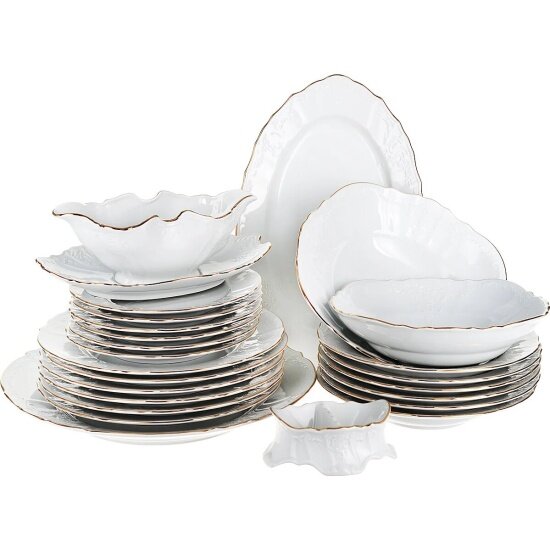 Столовый набор Bernadotte "Отводка золото" 6/24