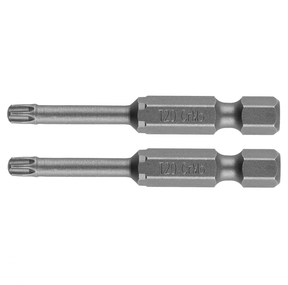 Бита кованая T20, Cr-Мо, E 1/4", 50 мм, 2 шт. KRAFTOOL 26125-20-50-2
