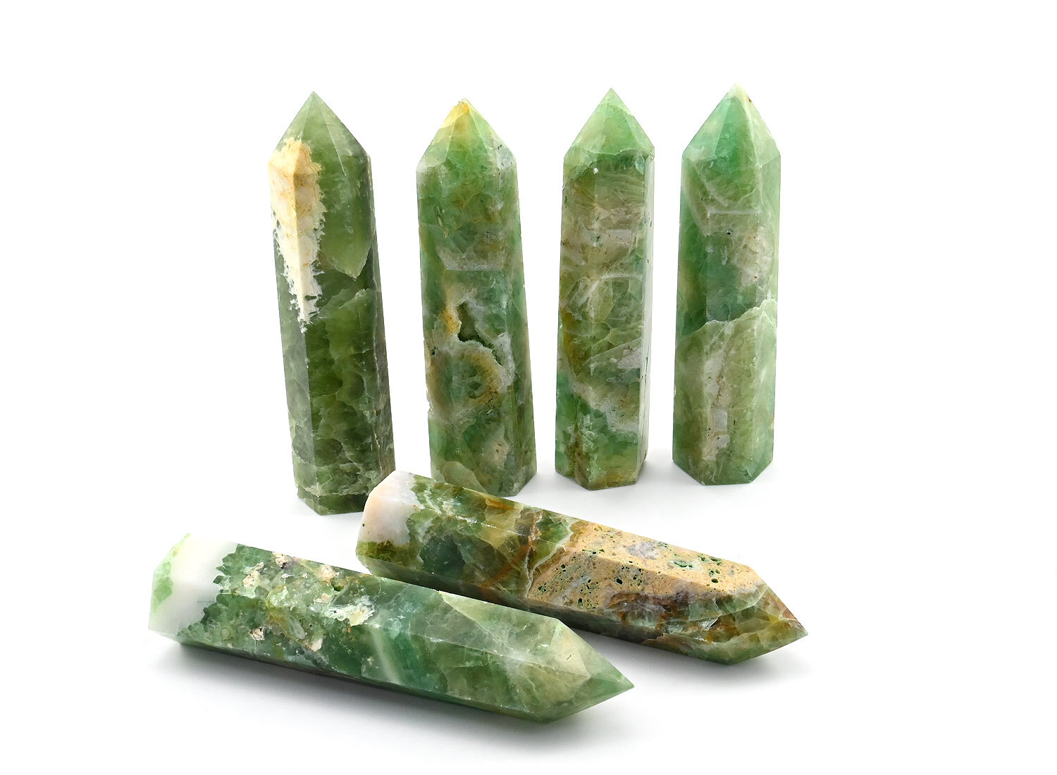 Флюорит "Карандаш" 29*30*130мм, 216-247г .