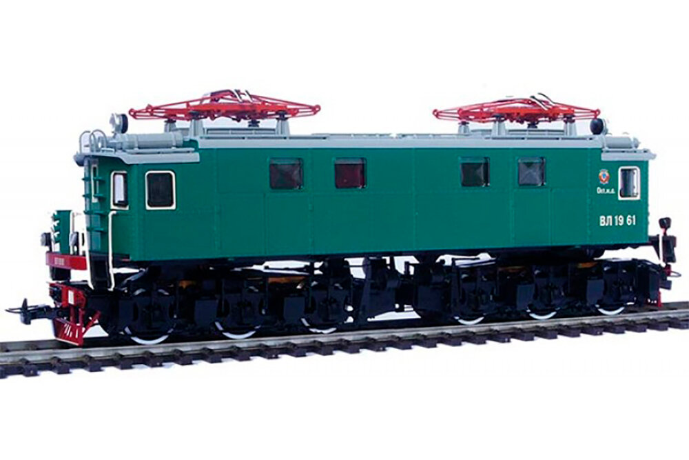 Модель коллекционная Электровоз вл 19-61 октябрьская железная дорога (аналог, свет) H0 16ММ (длина примерно 20 см)