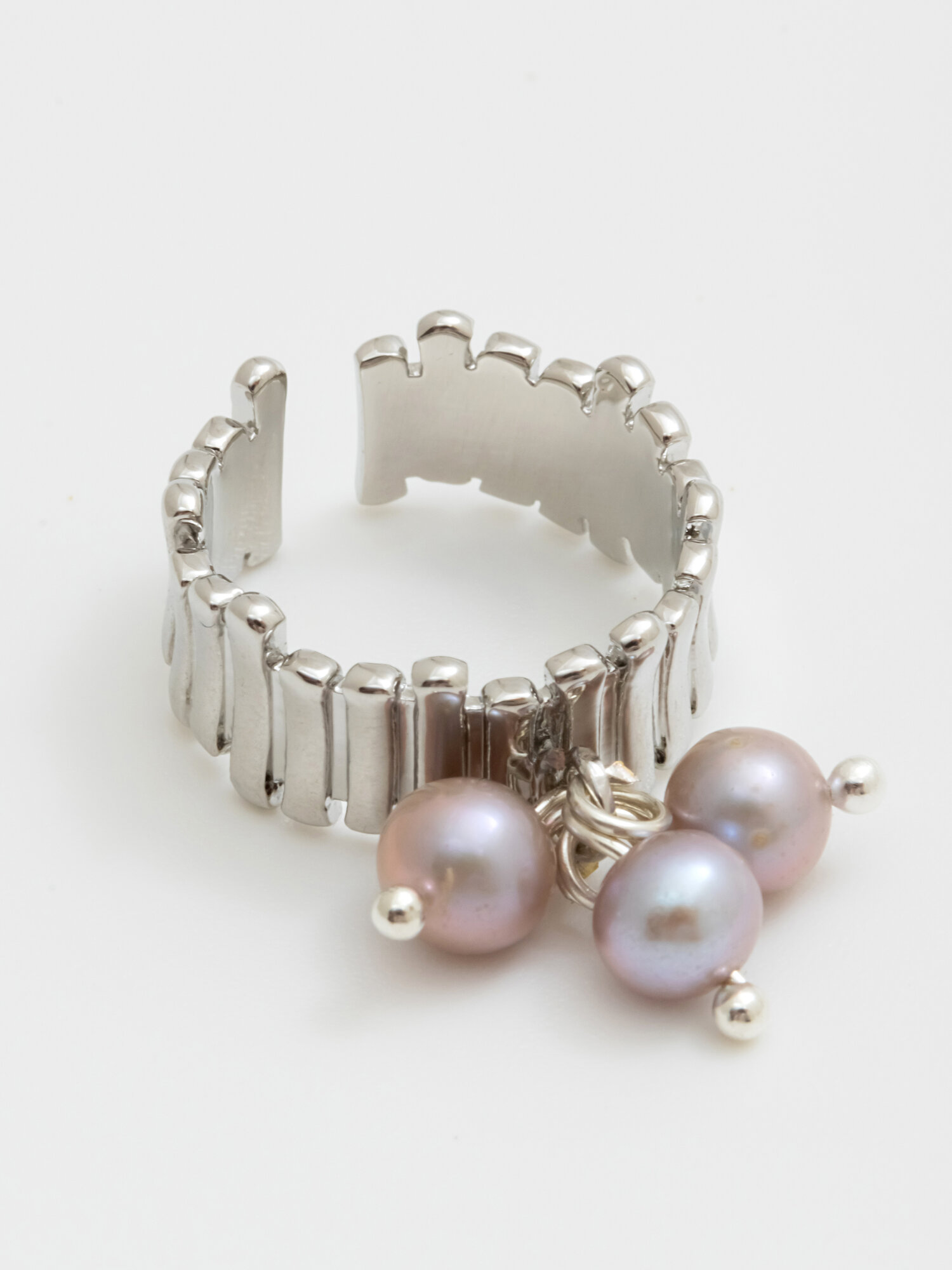 Кольцо, жемчуг пресноводный культивированный