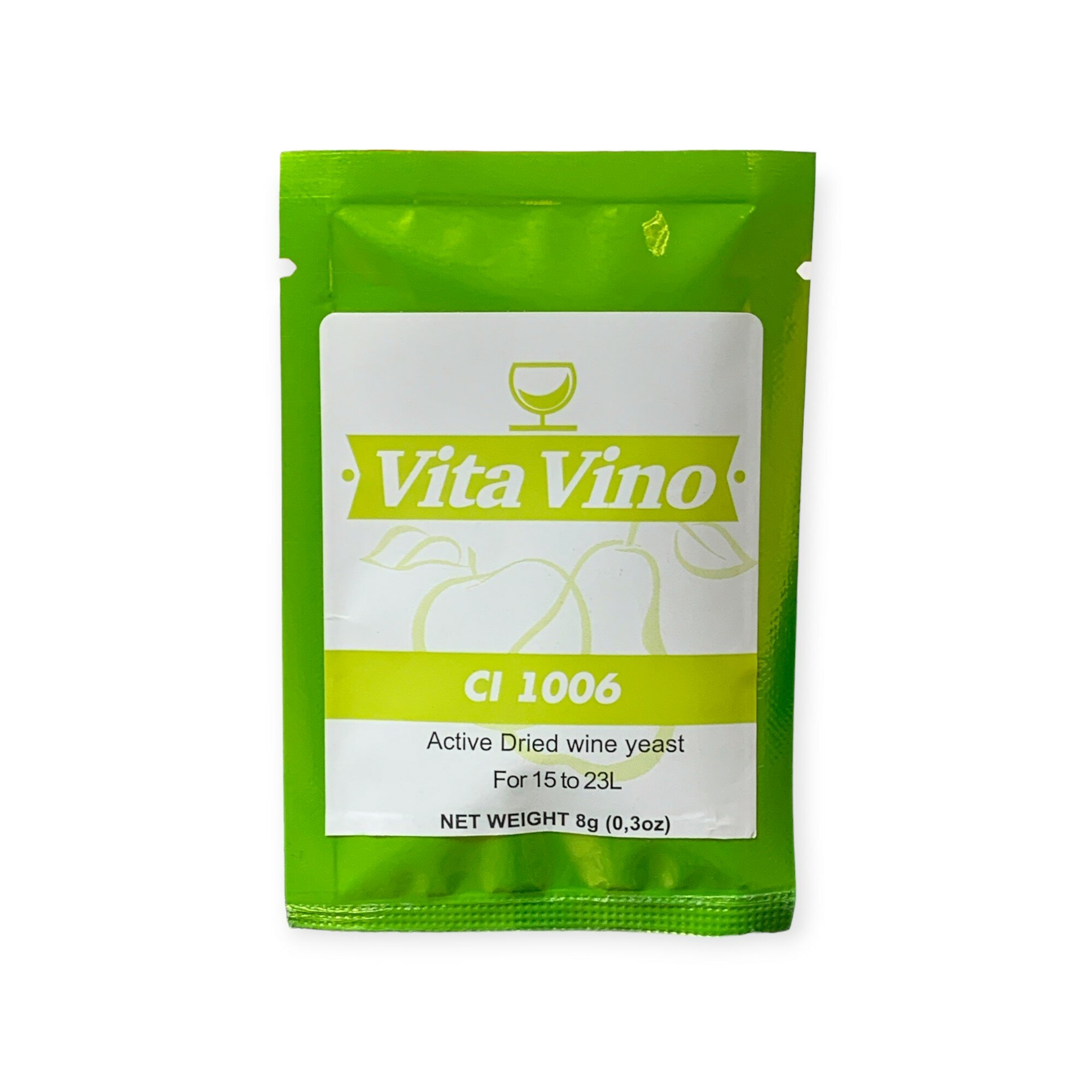 Дрожжи винные VitaVino CL-1006 для сидра из груши и яблок, до 14%