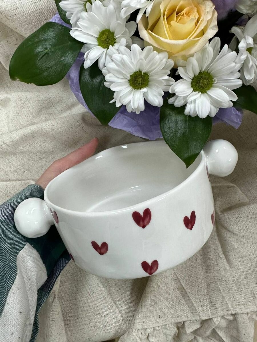 Салатник сердечки