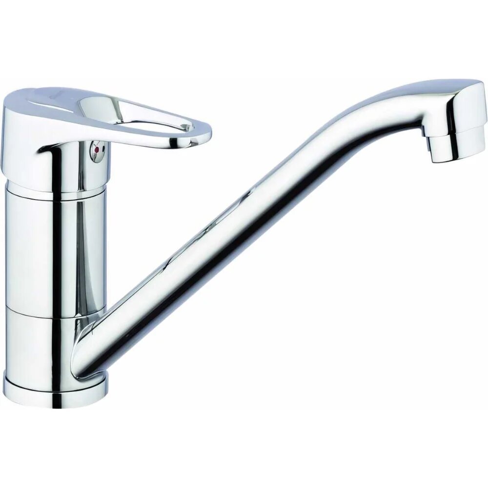 Смеситель для кухни G-lauf с плоским поворотным изливом, хром 4P4-A043