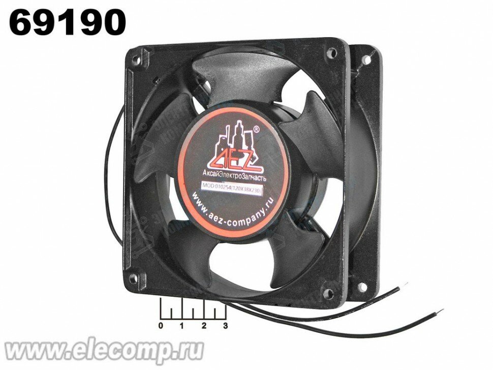 Вентилятор 220V 0.11A 120*120*38мм 010254 (120*38*230*0.25)