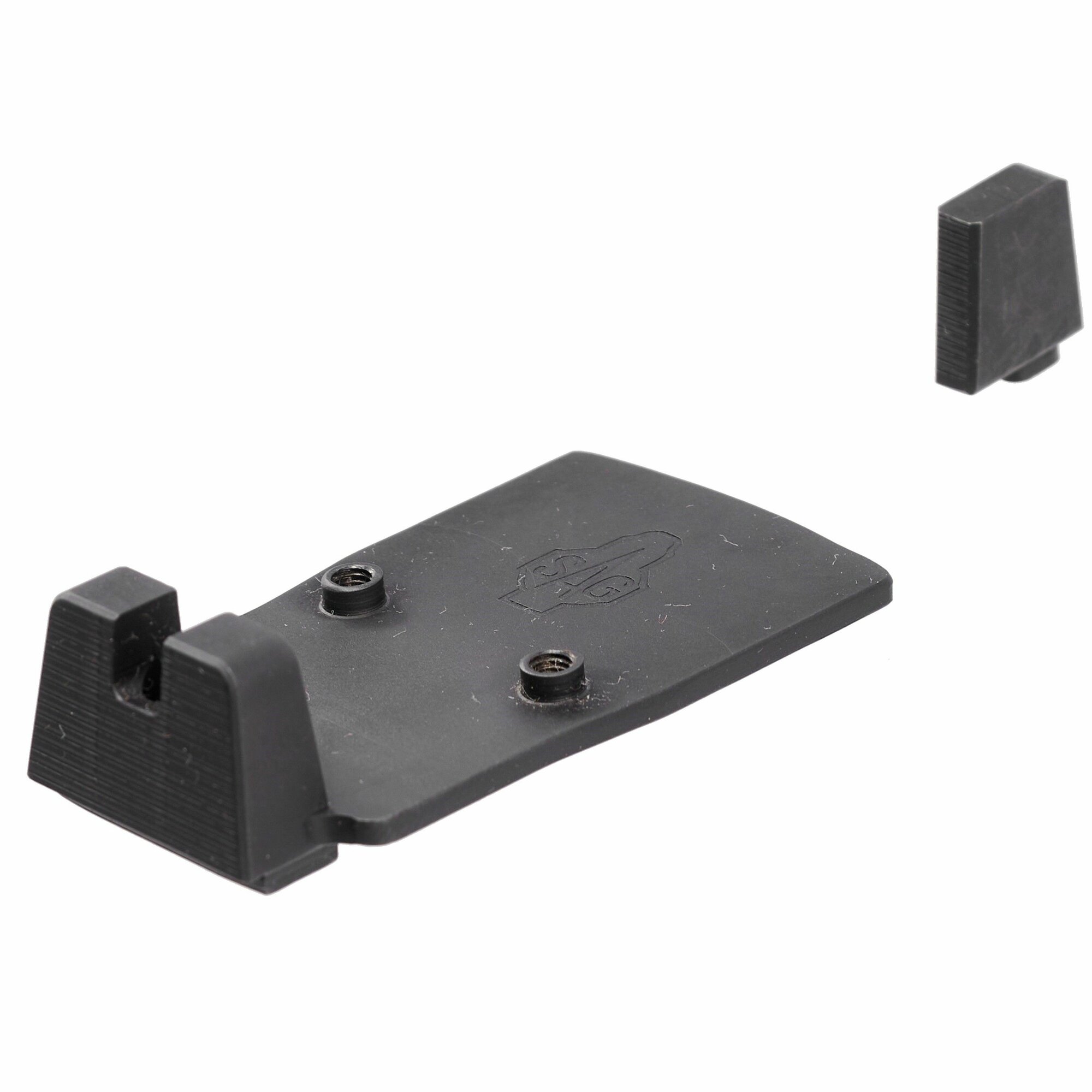 Комплект мушка и целик с коллиматорной площадкой SAG для Glock, ПЛК