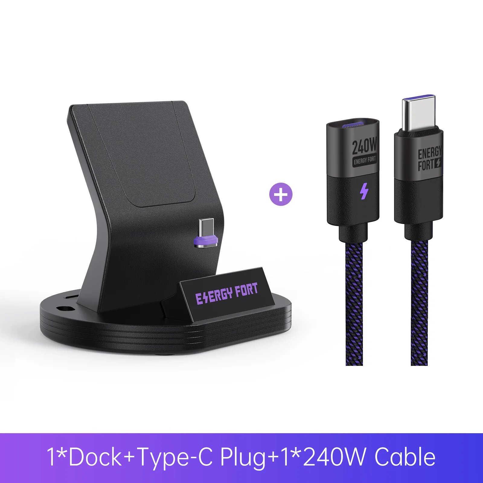 Магнитная зарядная док-станция PD3.1 240 Вт для Xiaomi Redmi Huawei Samsung, with magnetic cable