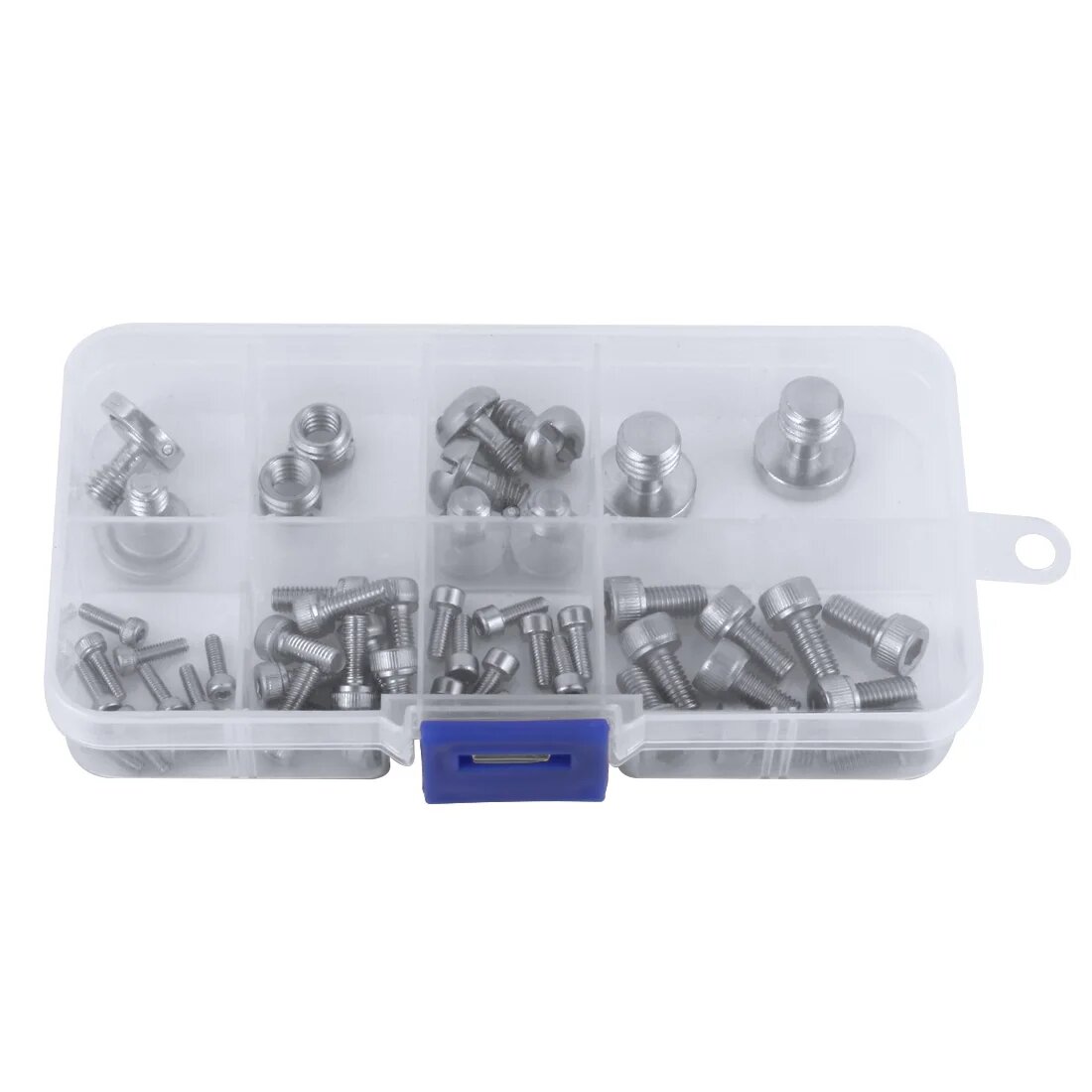 Набор винтов FEICHAO M2.5 M3 1/4 дюйма 3/8 дюйма для камеры с ящиком для хранения, ручные винты, болты для штатива, монопода, быстросъемный фиксирующий винт