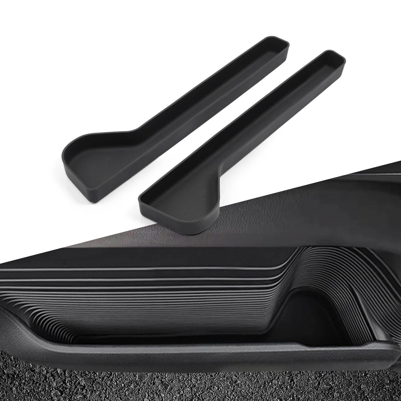 Для Honda N-BOX JF3 JF3 2017-2022 коробка для хранения дверных ручек автомобильный боковой дверной держатель лоток для хранения аксессуары подходят только для правого руля