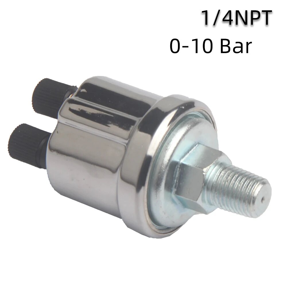 Датчик давления масла двигателя 0-10 бар резьба 1/8 NPT 1/4 NPT M18 датчик давления отправитель для дизельного генератора VDO 1-4NPT