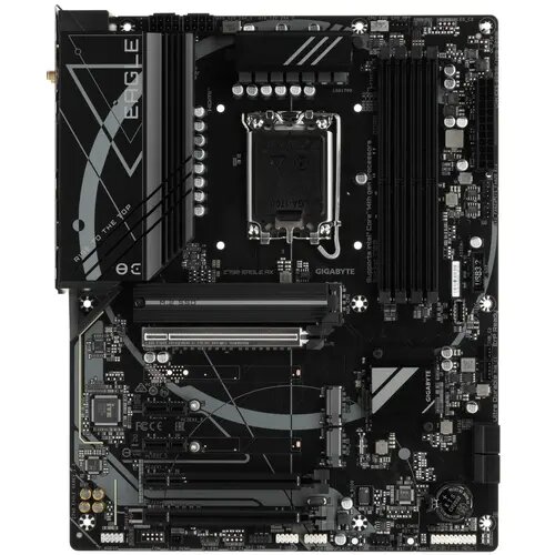 Материнская плата GIGABYTE Z790 EAGLE AX [LGA 1700, Intel Z790, 4xDDR5-5600 МГц, 3xPCI-Ex16, 3xM.2,