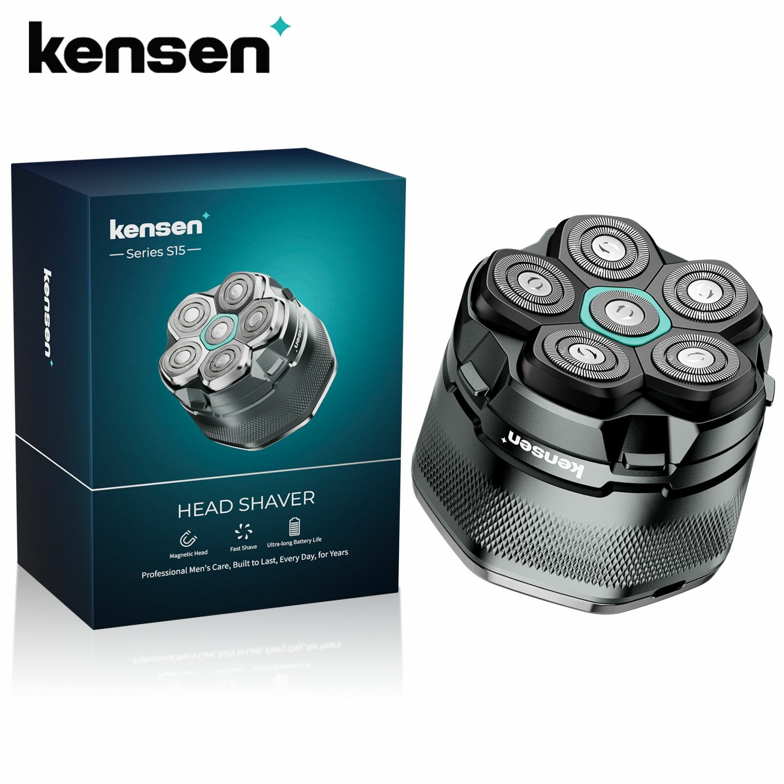KENSEN 6D Мужская электробритваМашинка для стрижки волосТриммер для бороды