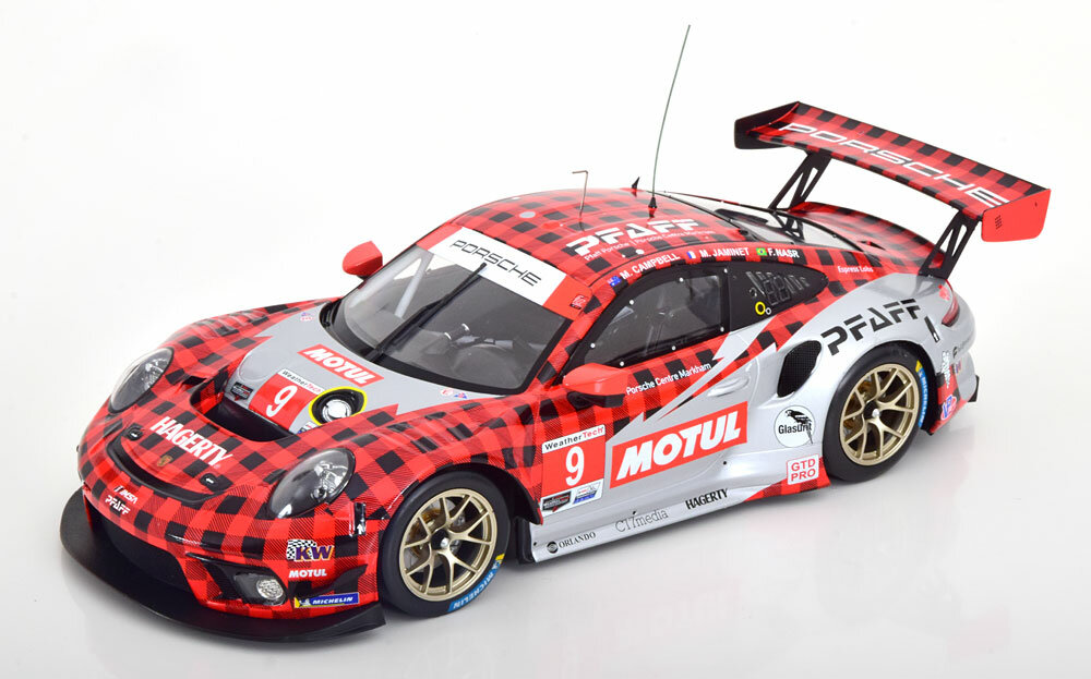 Модель коллекционная IXO Porsche 911 GT3 r winner gtd-pro 24H daytona 1964