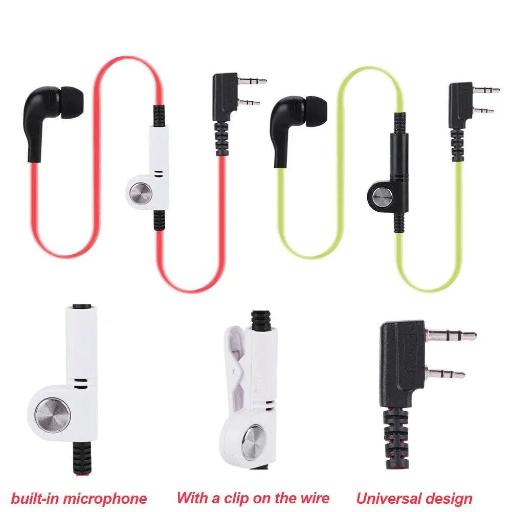 K Head PTT Наушники Yinitone для Kenwood Baofeng TYT