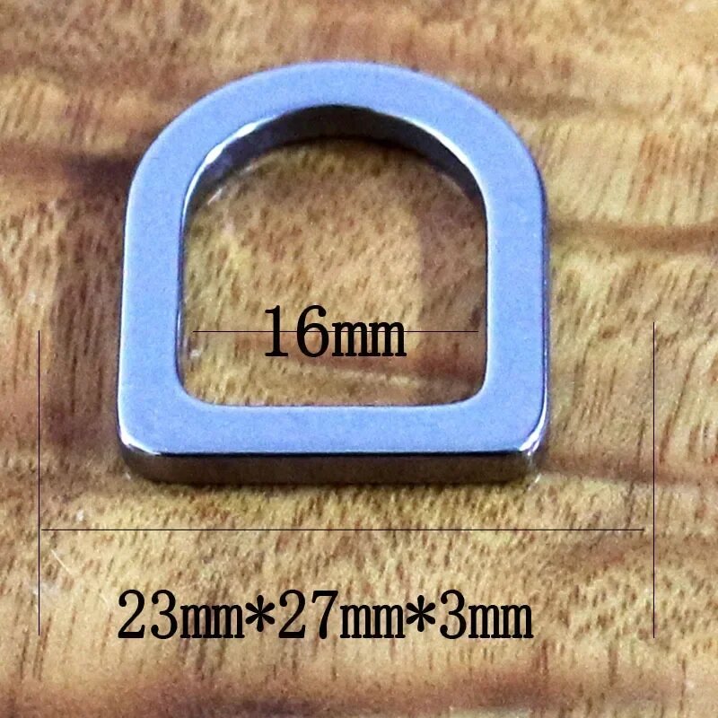 CLOXY Овальное кольцо из нержавеющей стали D ring Inner 16mm