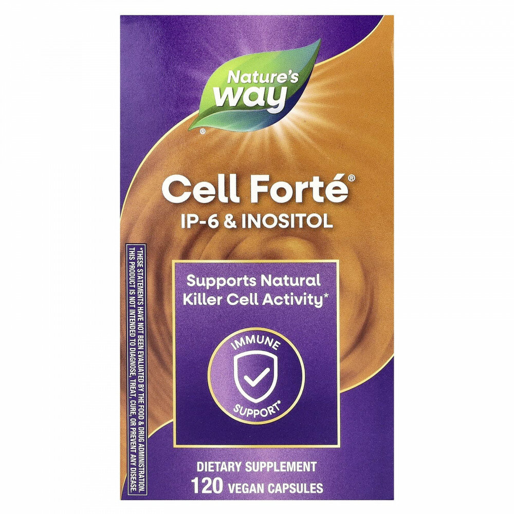 Nature's Way, Cell Forté, IP-6 и инозитол, 120 растительных капсул