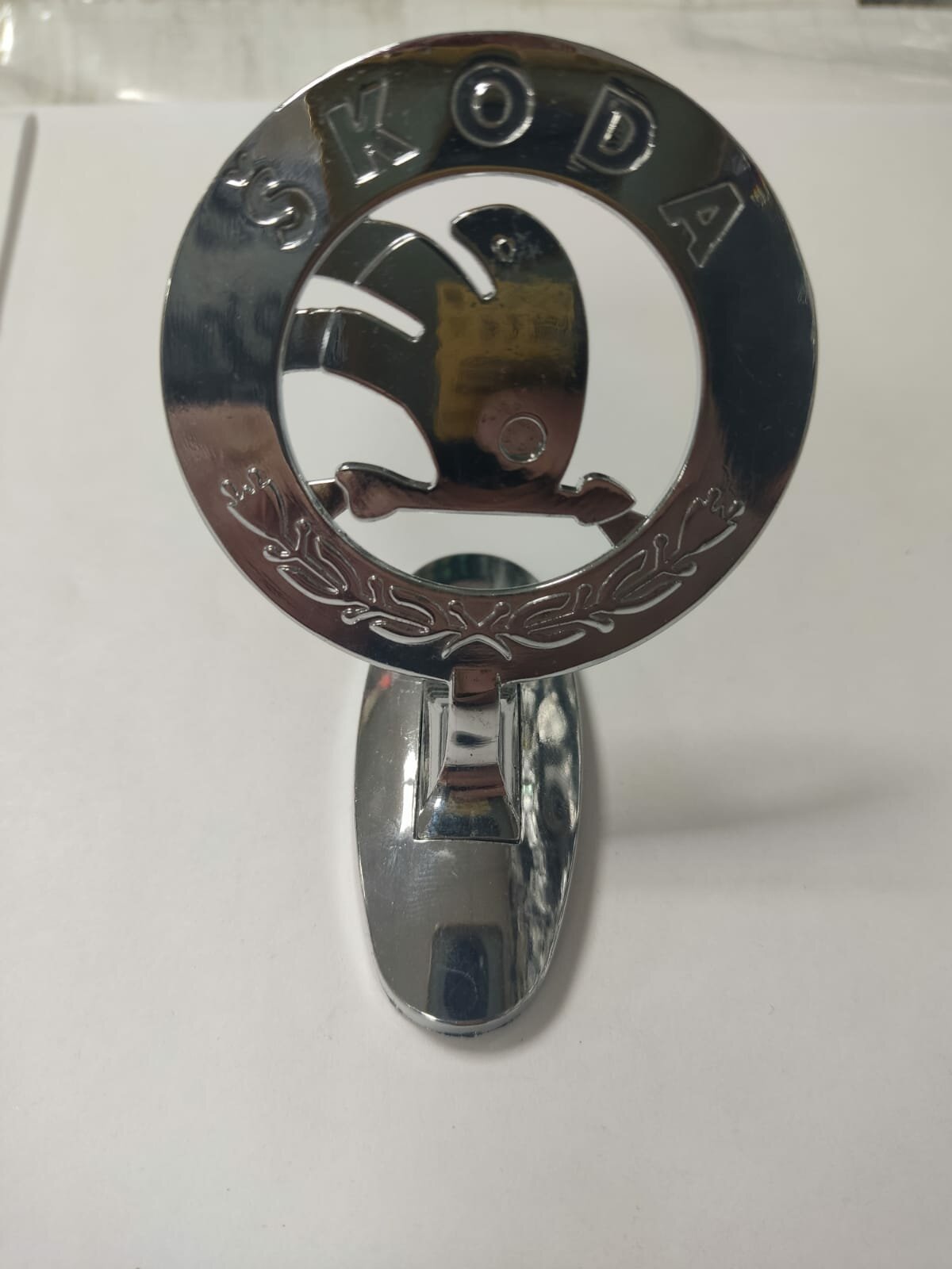 Эмблема-прицел 6см, для Skoda, хром