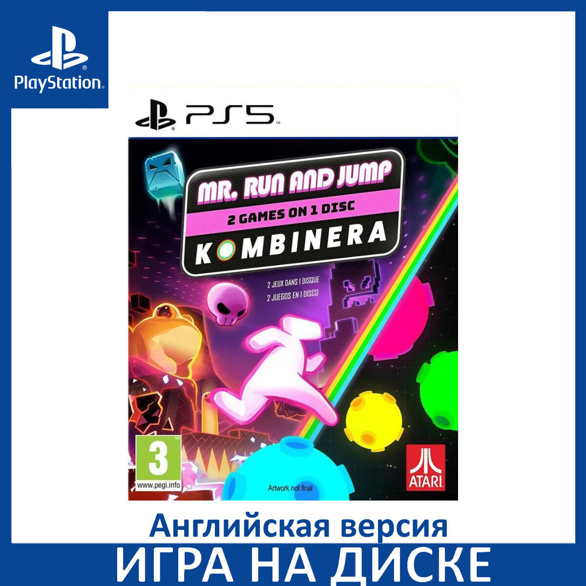 Игра Mr. Run and Jump + Kombinera Adrenaline Pack PS5 Английский язык Диск на PlayStation 5