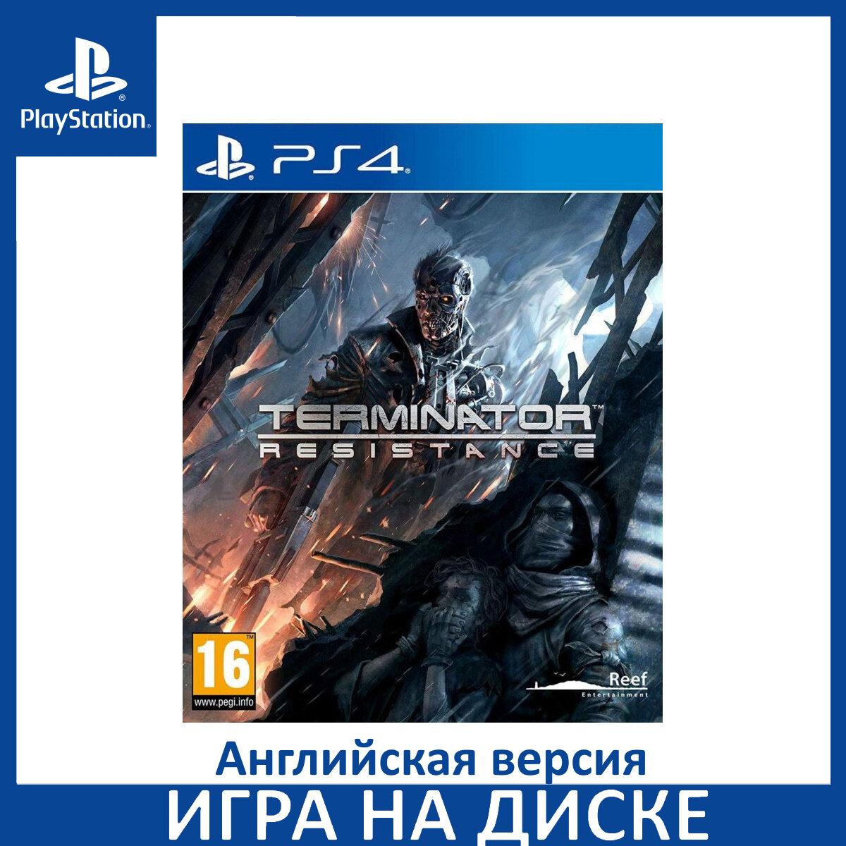 Игра Terminator: Resistance PS4 Английский язык Диск на PlayStation 4