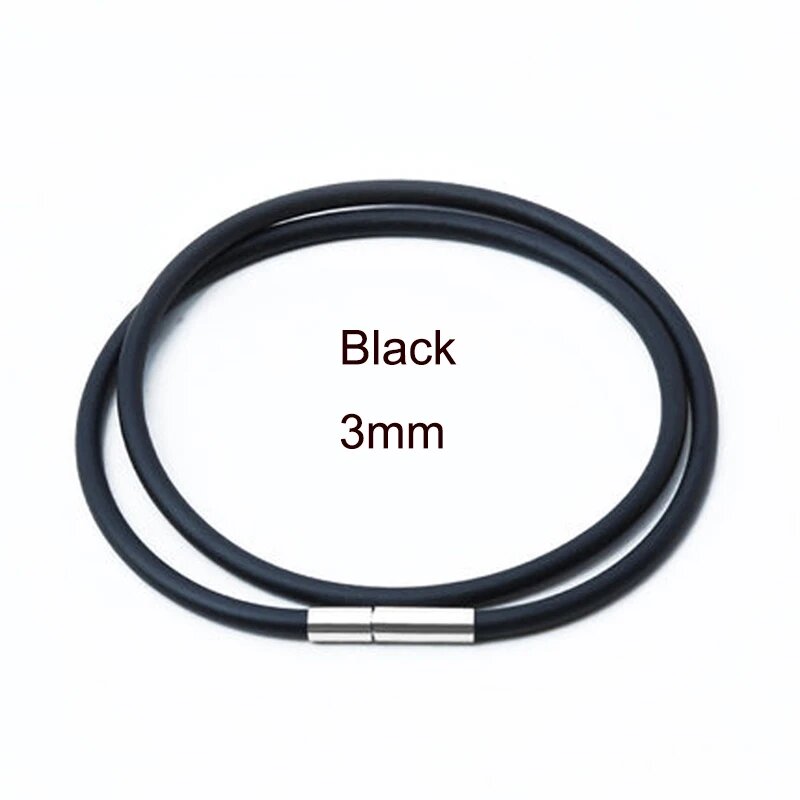 Кожаный шнурок для украшений SRKASHI 40/55/60 см 60cm, 3mm