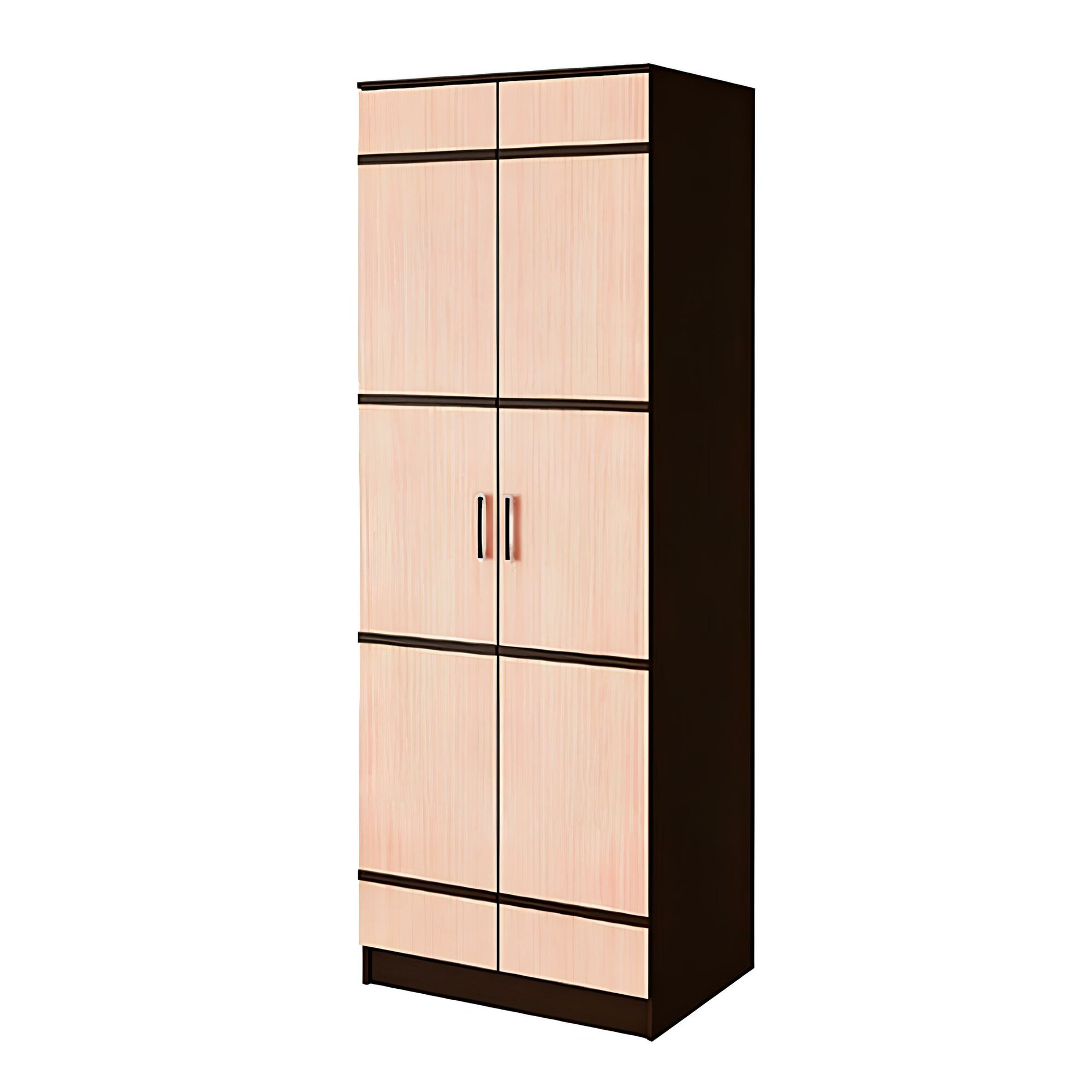 Шкаф для одежды распашной Сакура 80,0х221,6х61,0 см, венге/лоредо