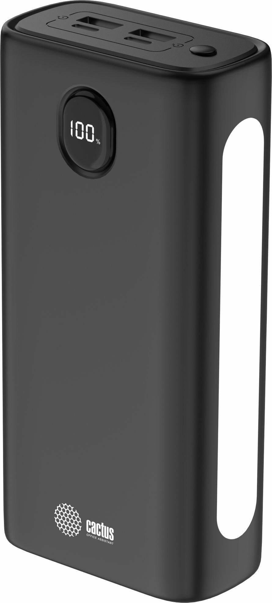 Внешний аккумулятор Cactus CS-PBFSJA-30000, 30000mAh, черный