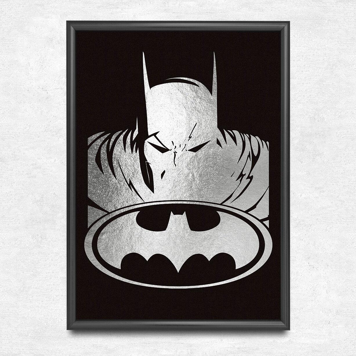 Постер на стену Бэтмен / плакат интерьерный Batman. Бетмен. Темный рыцарь. Супергерой