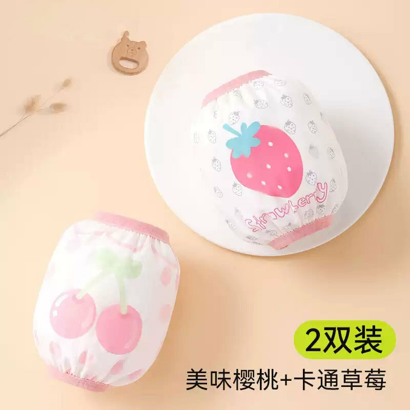 Нарукавники детские "Вкусная вишня + мультяшная клубника", водонепроницаемые