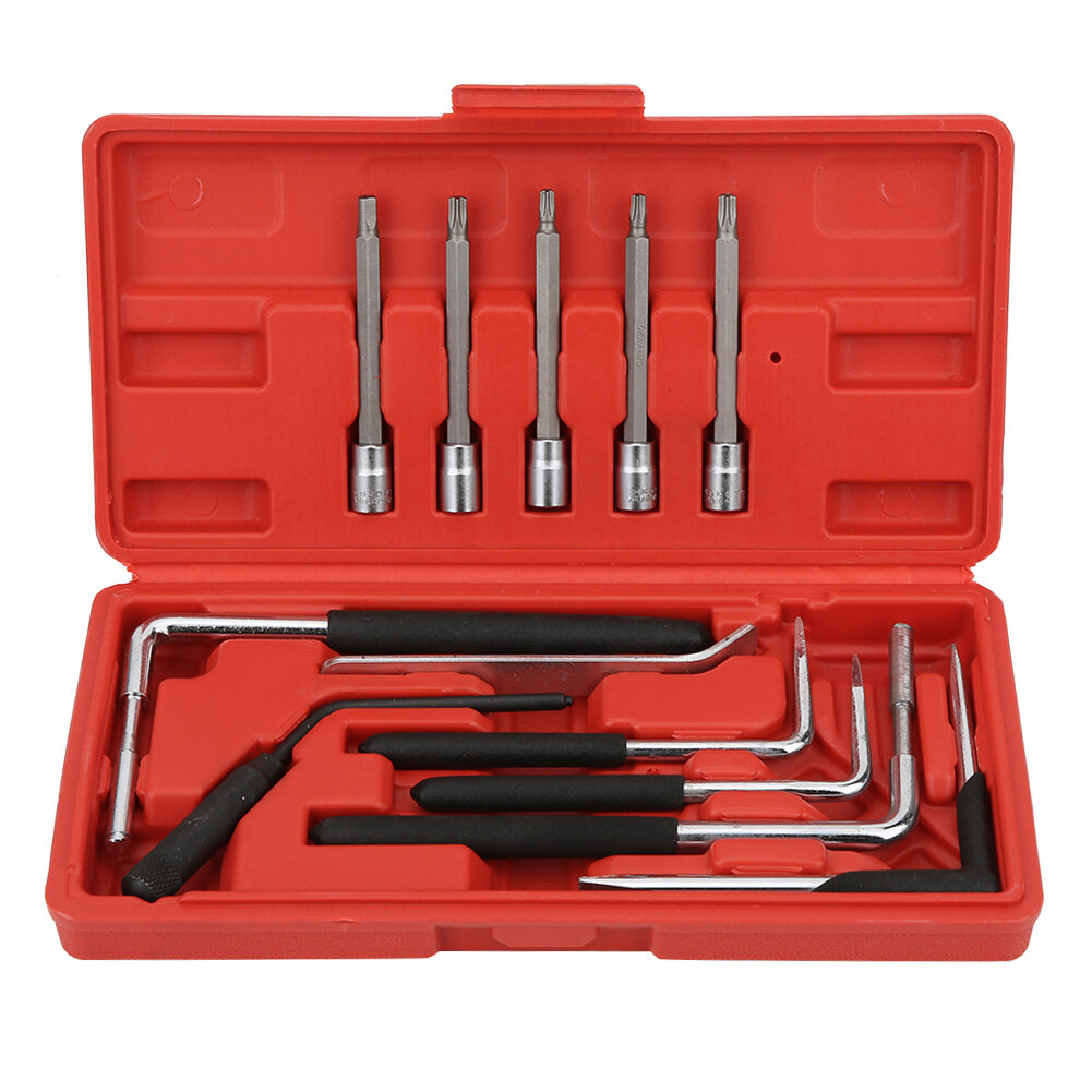 Набор инструментов для разборки и удаления воздушных карманов из 12 предметов для Renault, инструмент для ремонта гаража, простая установка и снятие