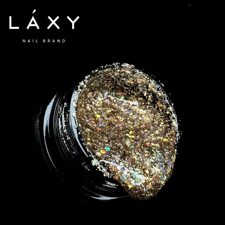 LAXY Гель лак для ногтей с блестками с глиттером дизайн маникюра, Magic №3