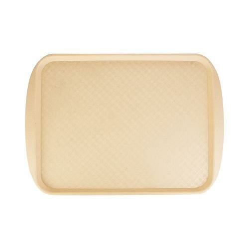 Поднос прямоугольный, полипроп, длина 45, ширина 35см, бежев.