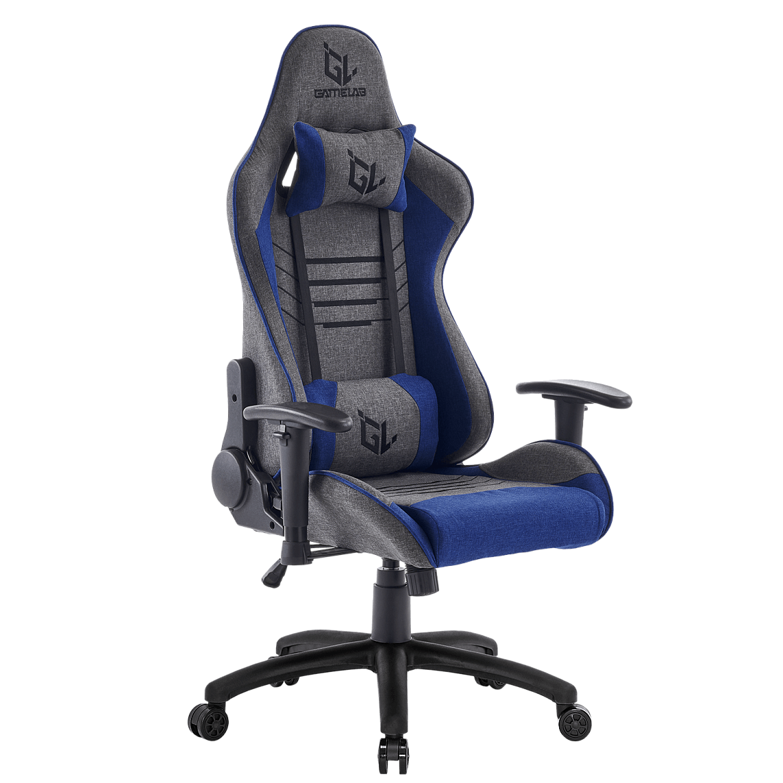 Кресло компьютерное игровое GAMELAB WARLOCK Breeze Gray Размеры: Высота 1200мм Глубина 500мм Ширина 550мм