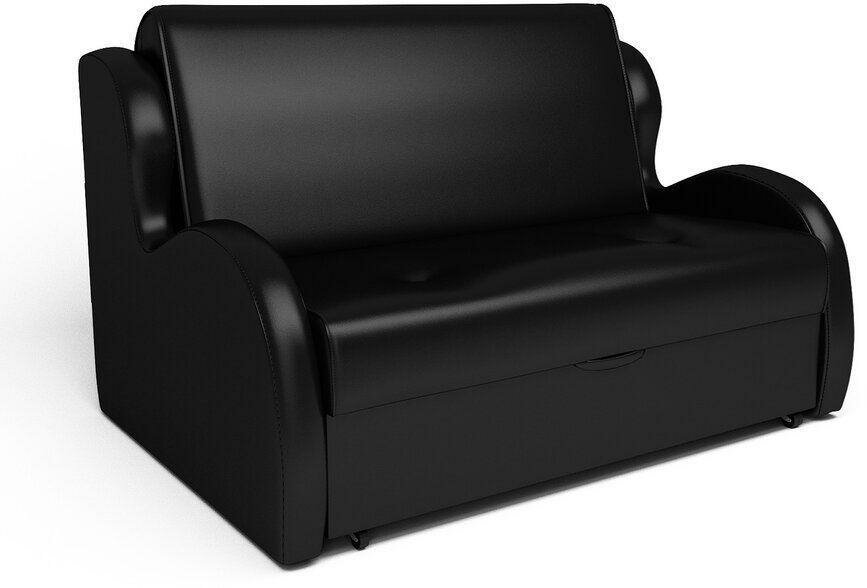 Диван Mebel-ars Атлант Экокожа 120 см Черный Размеры: Высота 950мм Глубина 950мм Ширина 1400мм