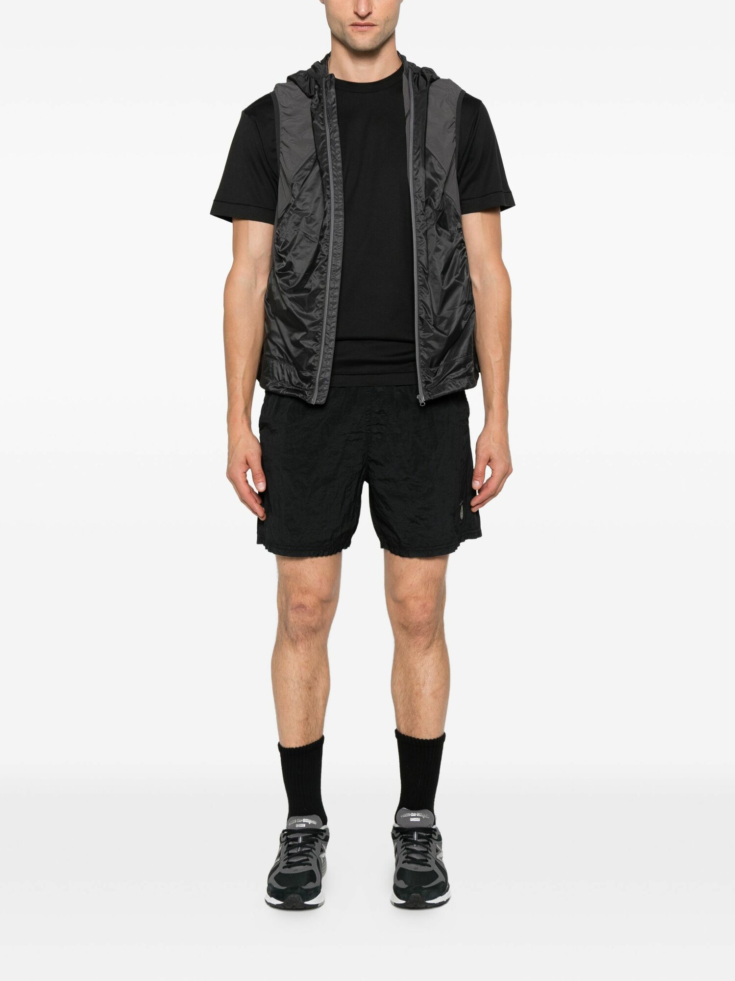 Футболка Stone Island, размер XL, черный — фото 1