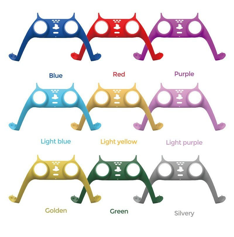 Декоративная накладка + насадки для геймпада PS5 DualSense (Dobe TP5-1521) Light Blue