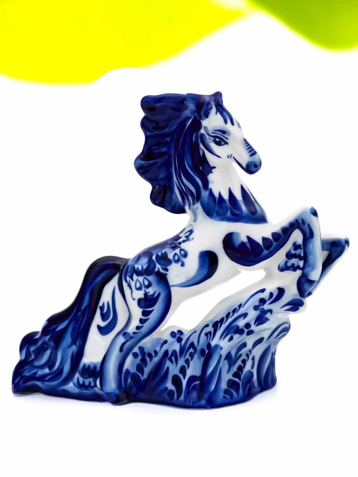 Фигурка коллекционная - Лошадка, Гжель, Фарфор, 6,5 см — отзывы покупателей