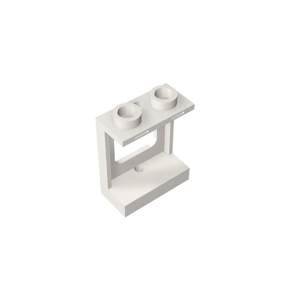 Белый LEGO Brick 1x2x2, Цвет: 090