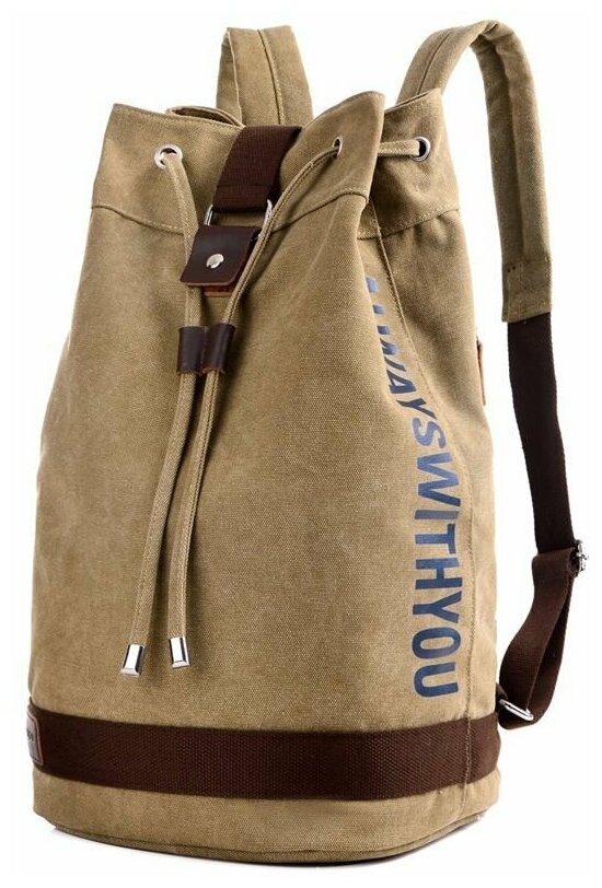 Вместительный городской рюкзак из ткани канвас, размер М, 20 литров