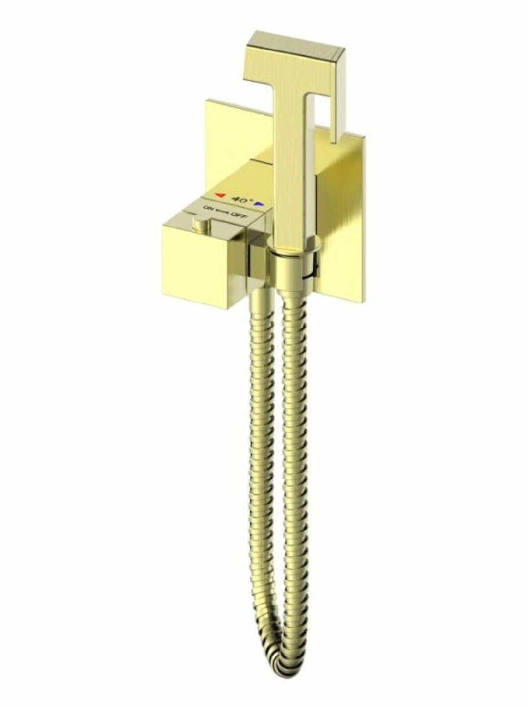 Встроенный термостатический смеситель с гигиеническим душем Gerhans K15383Y