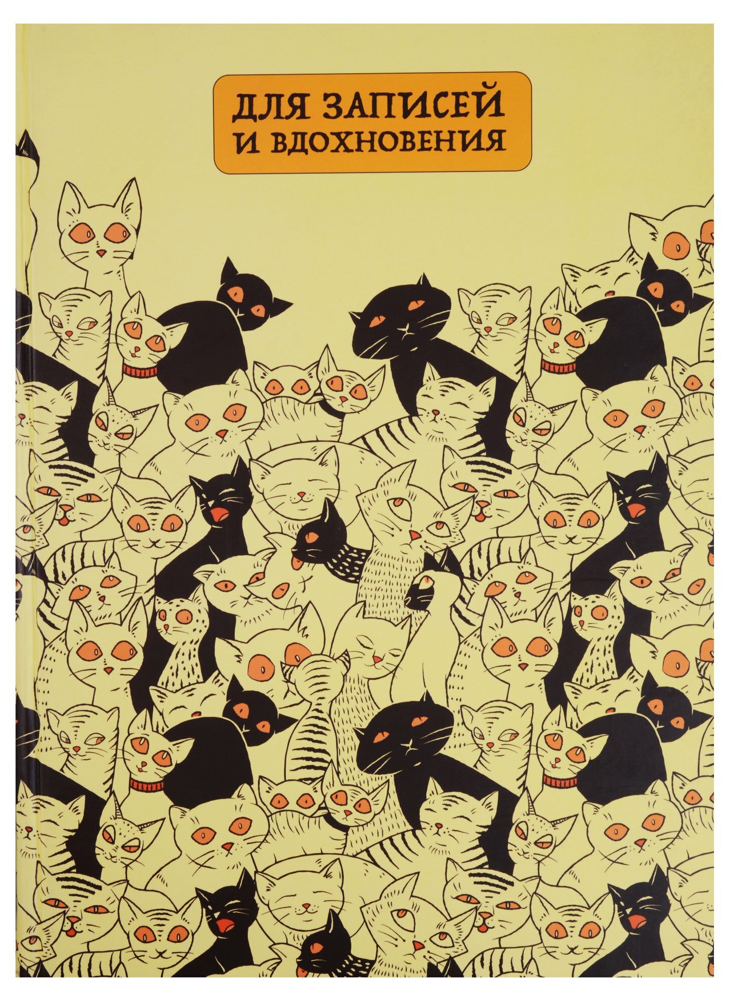 Книга для записей А4 80 листов "Paper Art. Море кошек" (творческая)