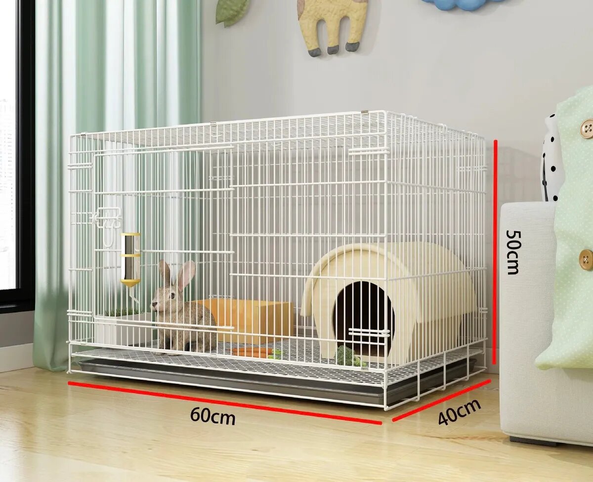 Крытая разборная клетка для кроликов