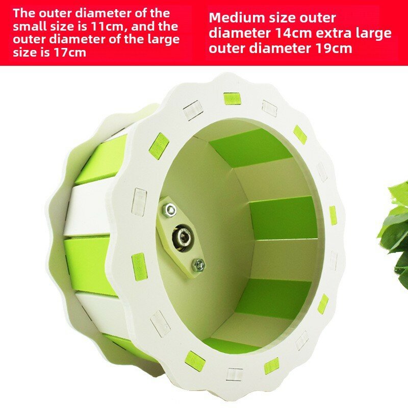 Беговое колесо "Подсолнух", для хомячков, экологичное, деревянное, бесшумное