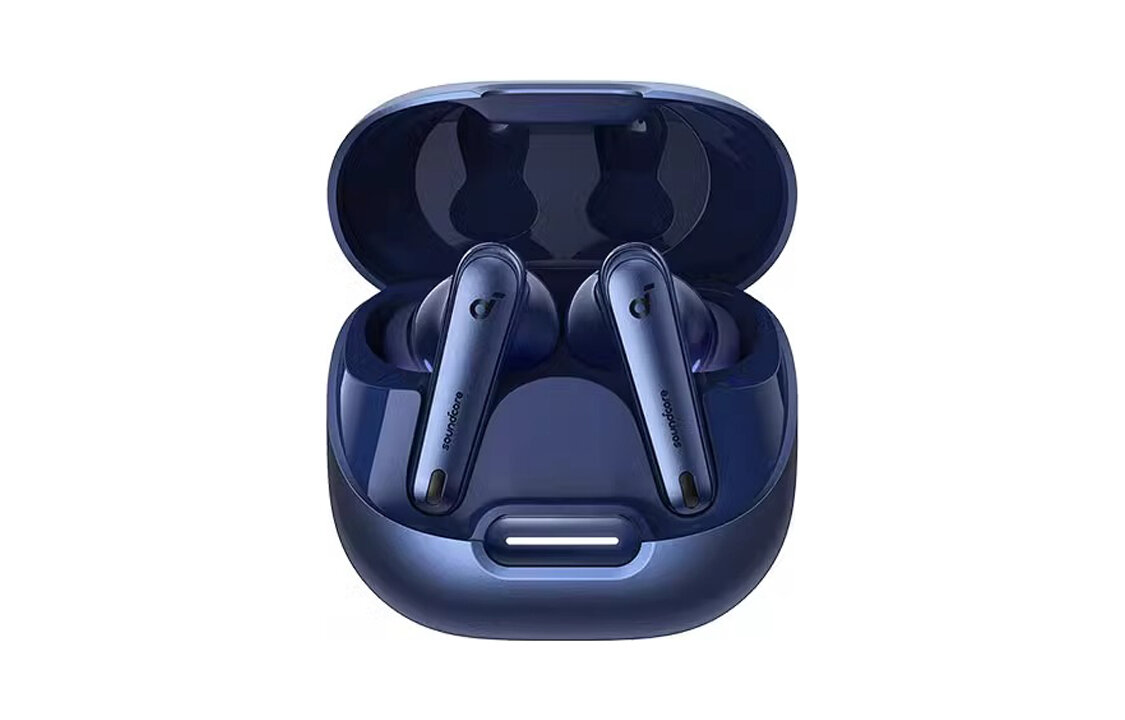 Наушники внутриканальные SoundCore x ANKER A3947 Liberty4NC беспроводные, deep sea blue, активное шу