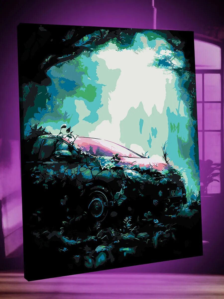 Картина по номерам Машина