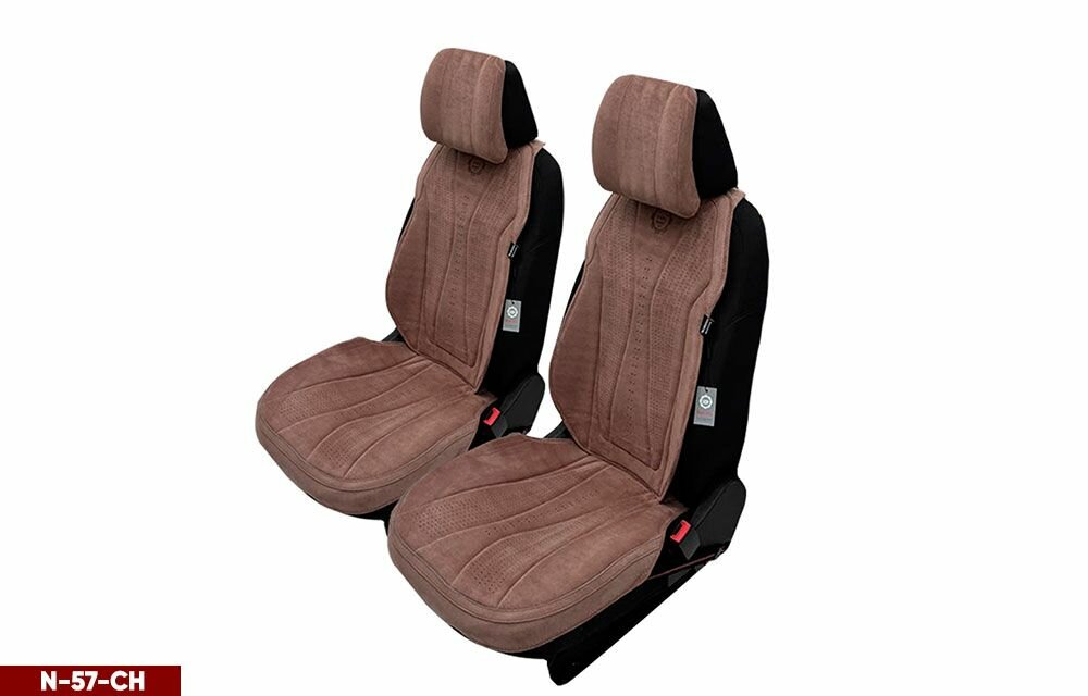 Накидки на сиденья для Lexus / Лексус IS250, RX300, RX330, RX350, GX470 и др. на пердний ряд замша с перфорацией