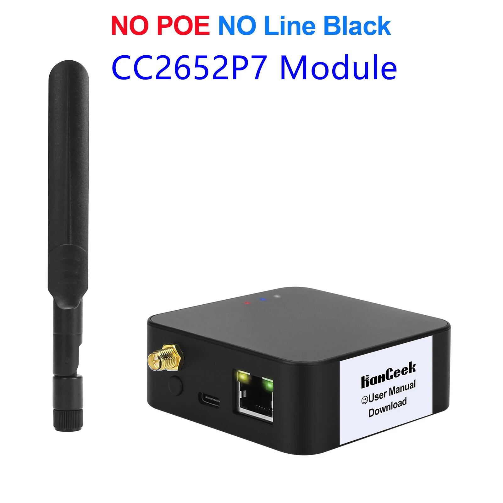 CC2652P7 Маршрутизатор Zigbee 3.0, черный