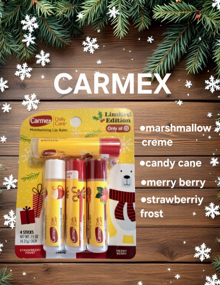 Бальзам для губ Carmex "4 вкуса", лимитированный выпуск, SPF 15,