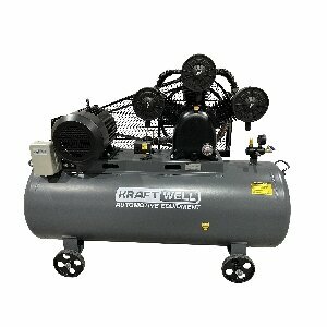 Компрессор KraftWell KRW-AC950-300L, поршневой, 950л/мин, давление 10бар, объем ресивера 300л