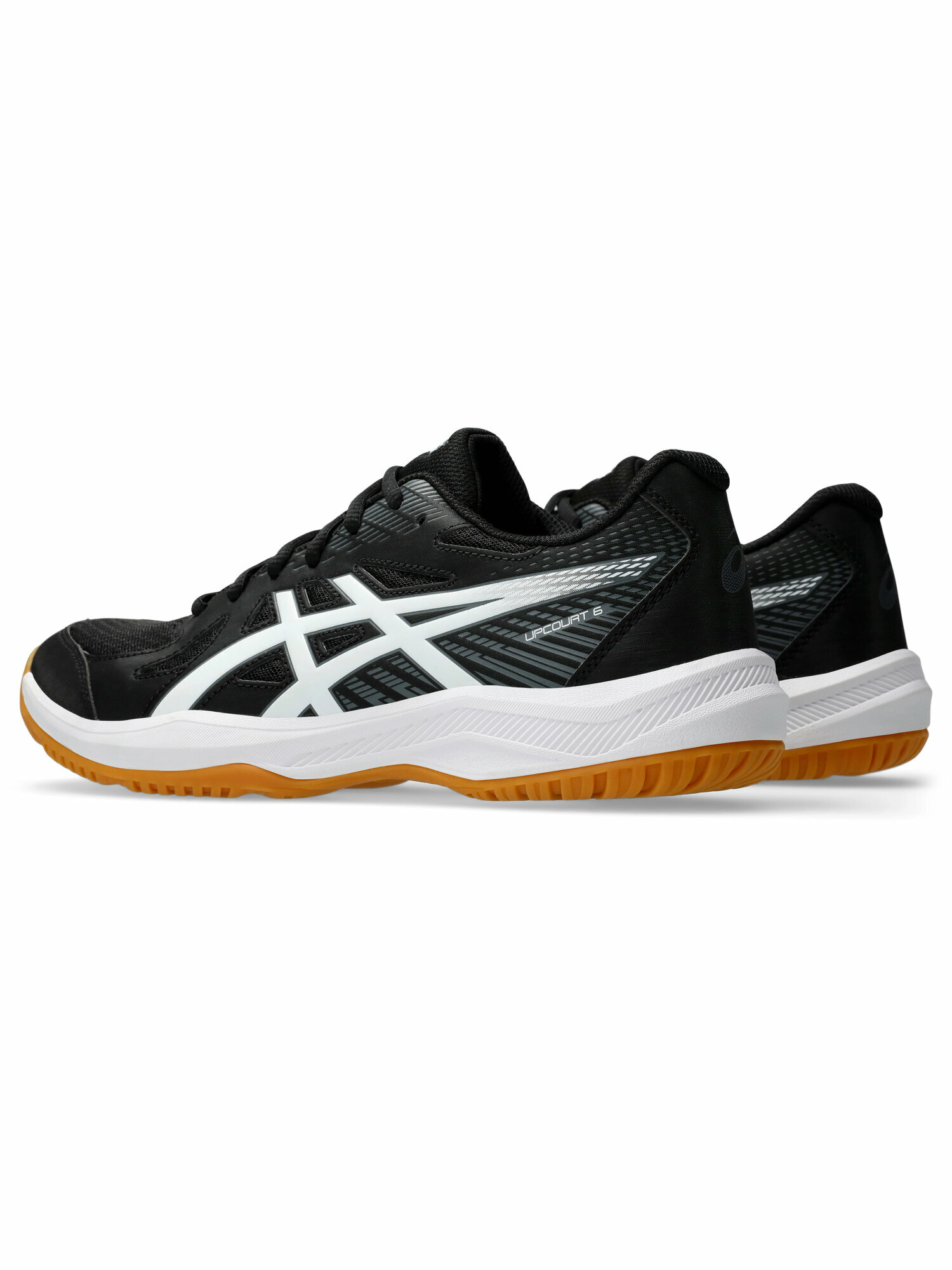 Кроссовки ASICS Upcourt 6, размер 8 US, черный/белый — фото 1