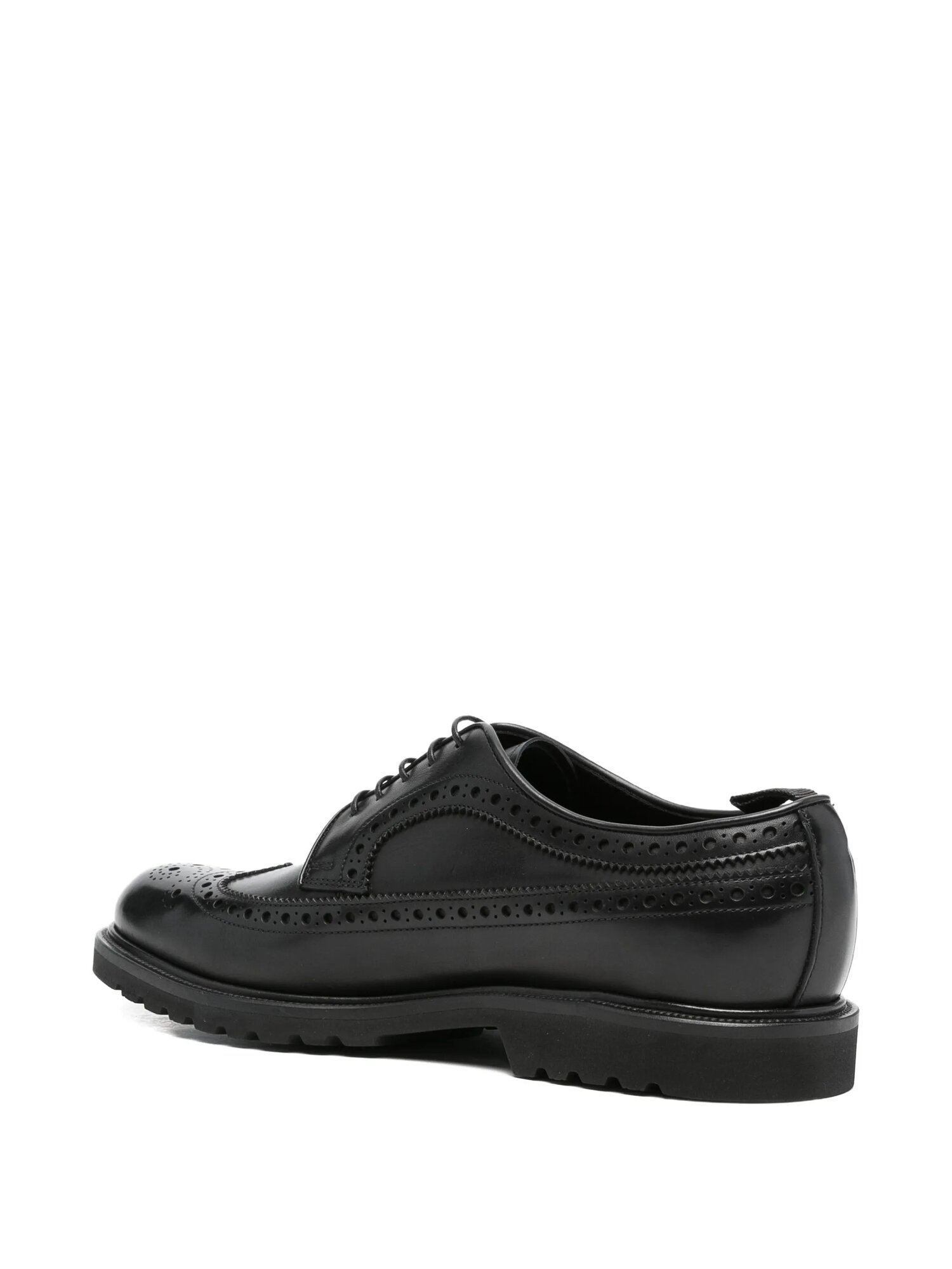 Туфли FABI Brogue derby shoes, размер 9 US, black/black — фото 1